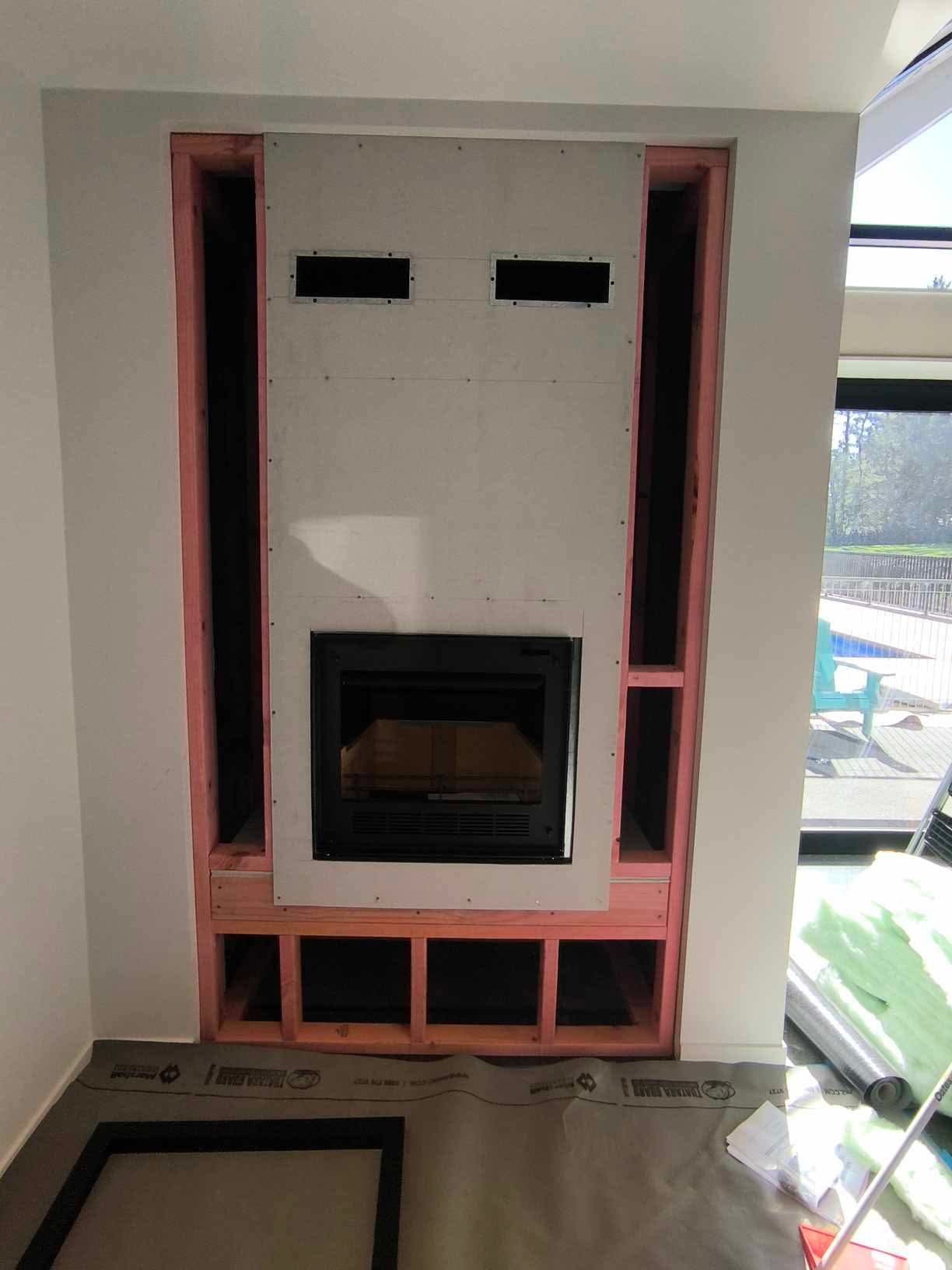4.2m Inbuilt Zero Clearance Flue Kit | NZ Compliant Fireplace Flue ...